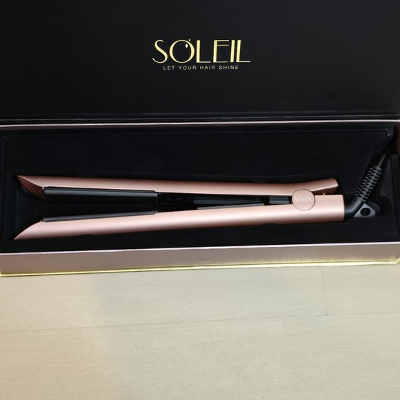 soleil | Hair | Soleil Flat Iron Rose Gold Professional Solid Ceramic ...